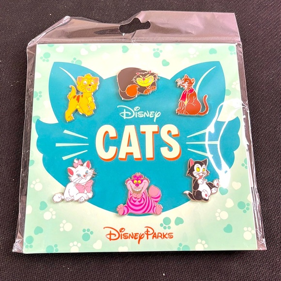 Disney | Jewelry | Disneys Cats Pin Set | Poshmark